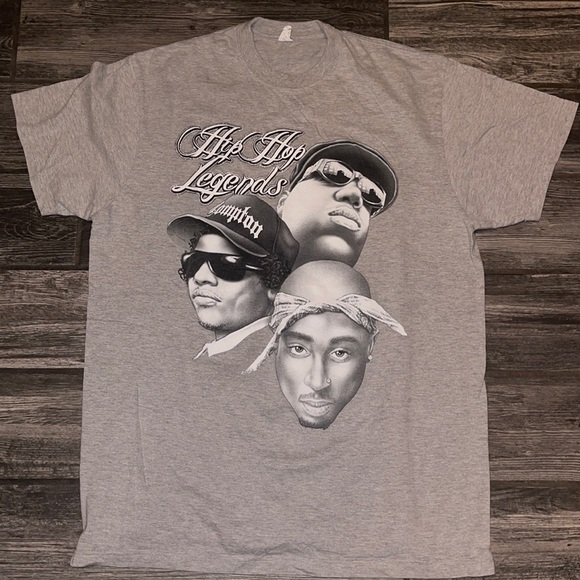 tupac | Shirts | Vintage Tupac Biggie Smalls Easy E Mens Rap Shirt Xxl ...